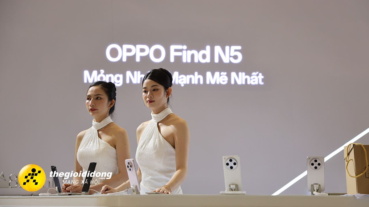 OPPO Find N5 chính thức ra mắt tại Việt Nam: Snapdragon 8 Elite, thiết kế siêu mỏng nhẹ